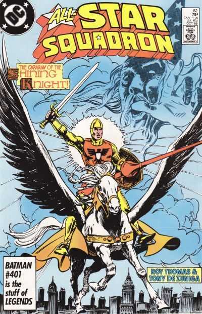 Justin Arthur as Shining Knight (Earth-0) - DC Comics