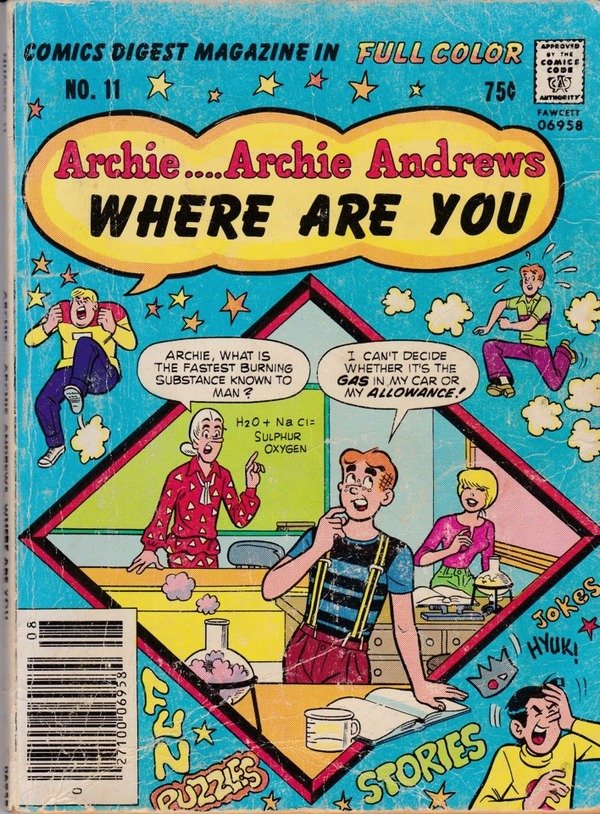 Archie... Archie Andrews Where Are You? Comics Digest Magazine #11 Reviews