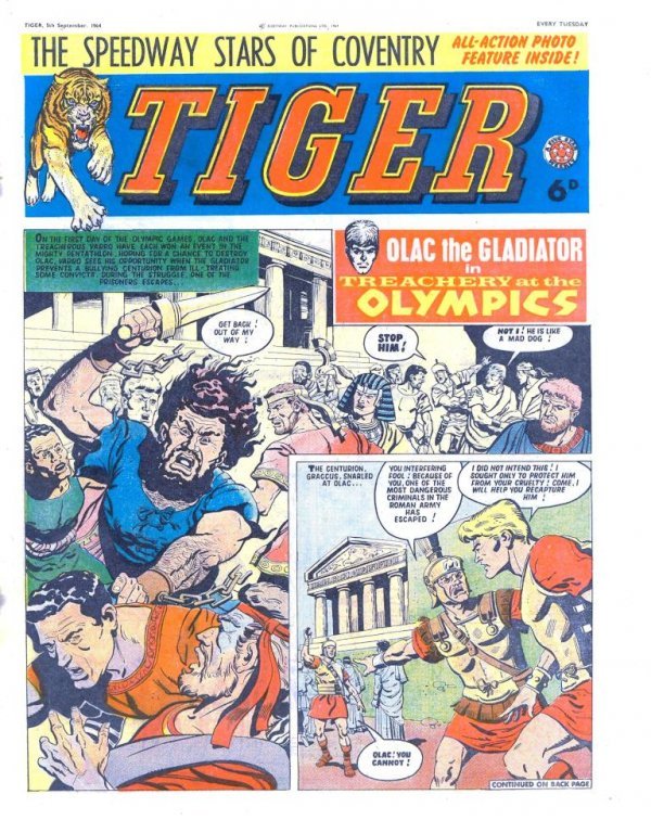 Tiger #September 5th, 1964 Reviews