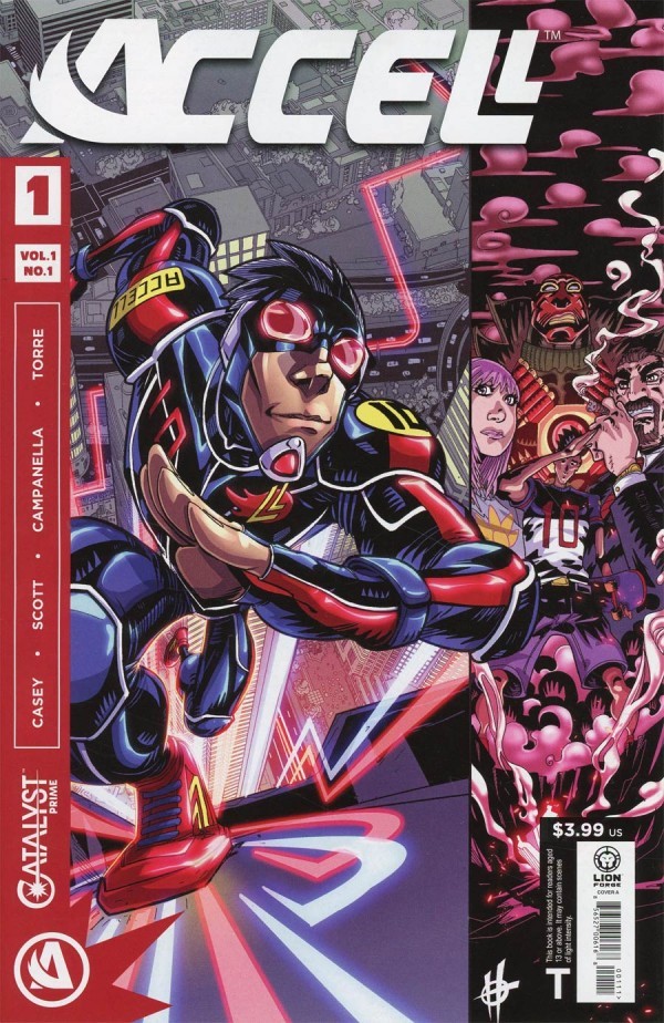 Daniel Dos Santos as Accell (Catalyst Prime) - Lion Forge Comics