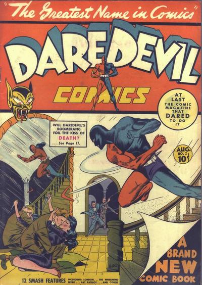 Bart Hill as Daredevil (Comic House Universe) - Lev Gleason - Comic House
