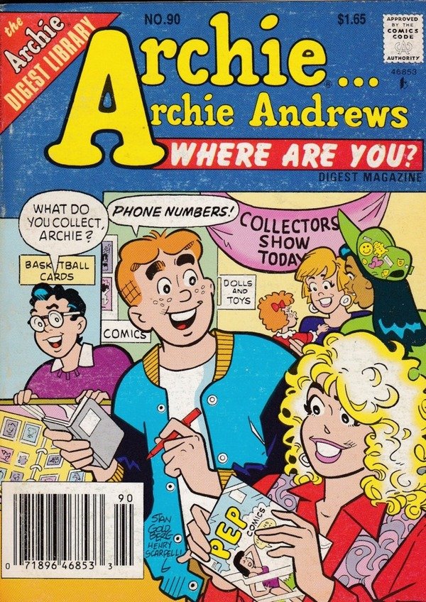 Archie... Archie Andrews Where Are You? Comics Digest Magazine #90 Reviews