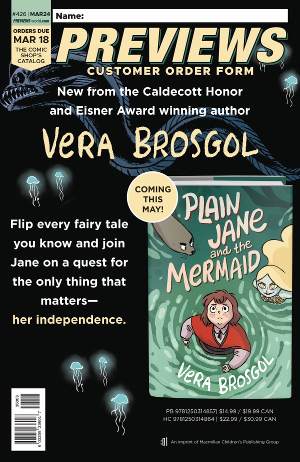 Previews: Customer Order Form #428 Preview