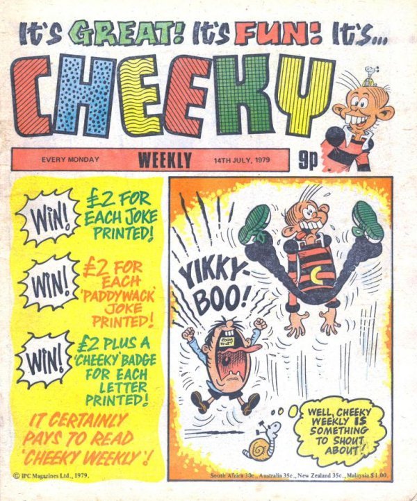 Cheeky Weekly #July 14th, 1979 Reviews