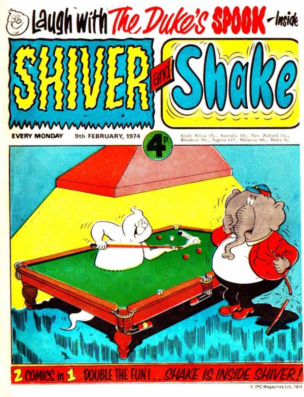Shiver and Shake #February 9th, 1974 Reviews