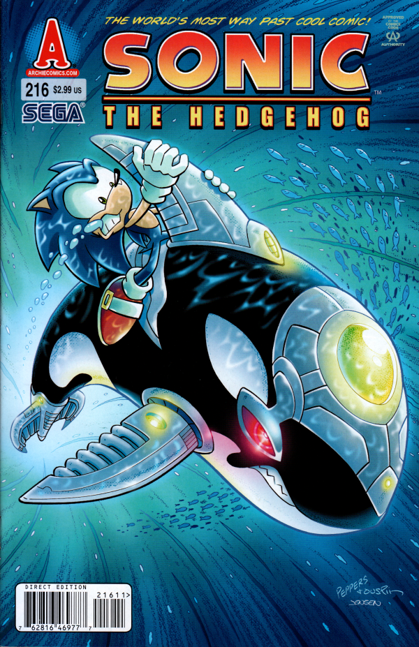 Akhlut the Orca (Sonic the Hedgehog) - Archie Comics