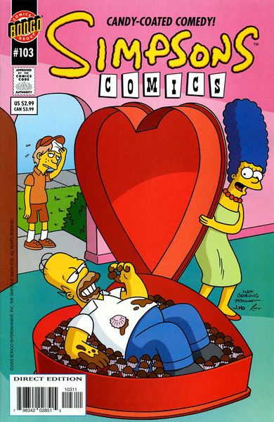 Gary Chalmers (Simpsons) - Bongo Comics