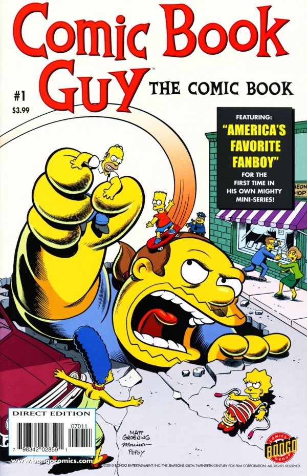 Comic Book Guy: The Comic Book #1 Reviews