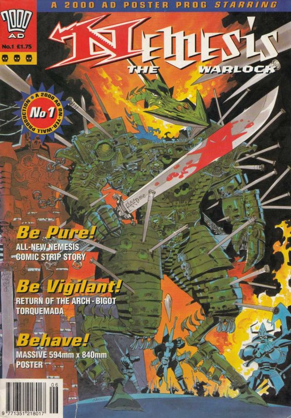 2000 AD: Nemesis the Warlock The Poster Prog #1 Reviews