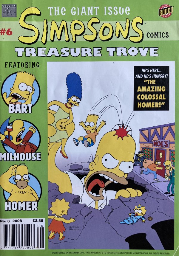 Simpsons Comics Treasure Trove #6 Reviews