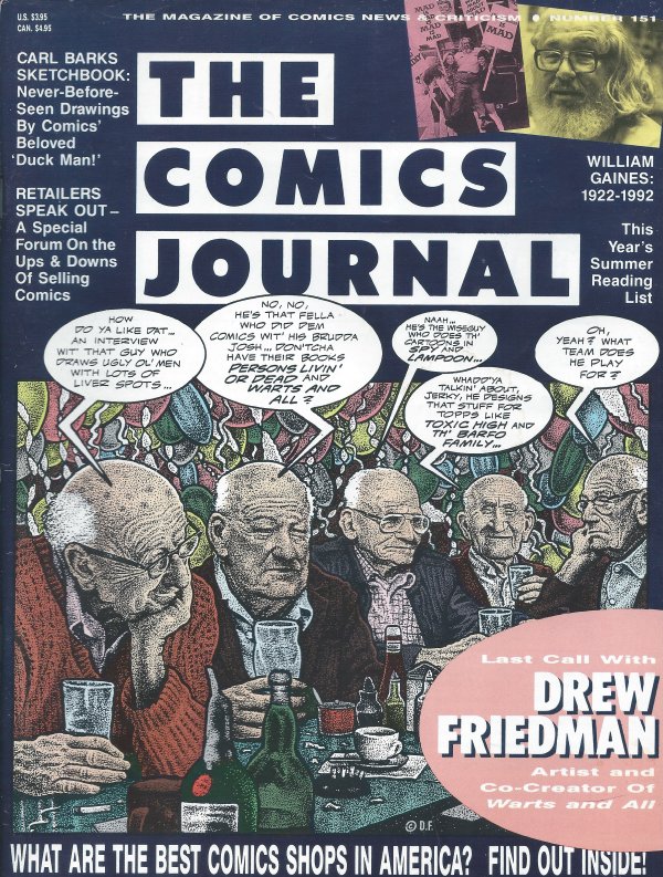 The Comics Journal #151 Reviews