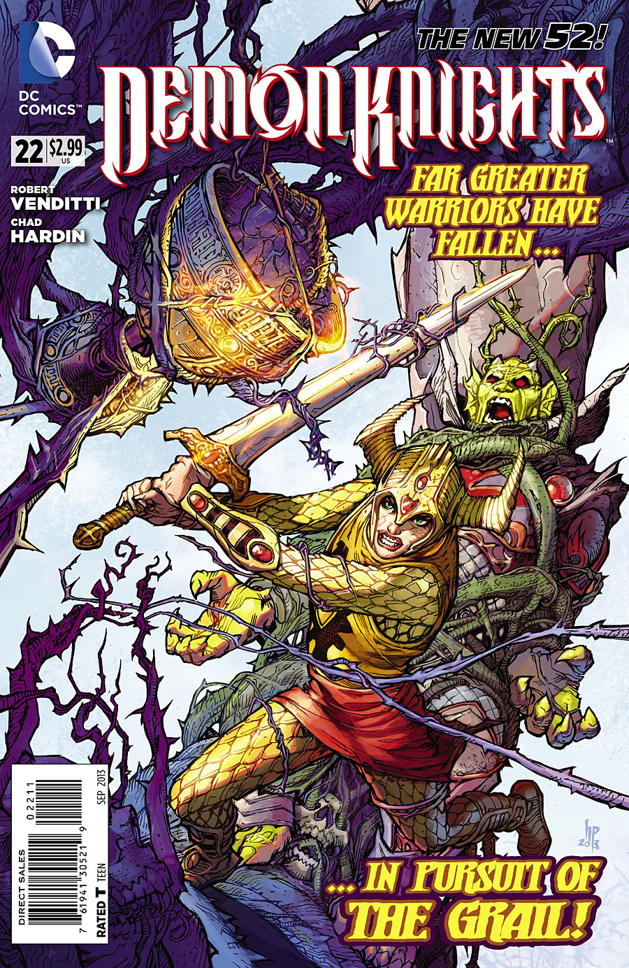 Demon Knights Comic Book Covers