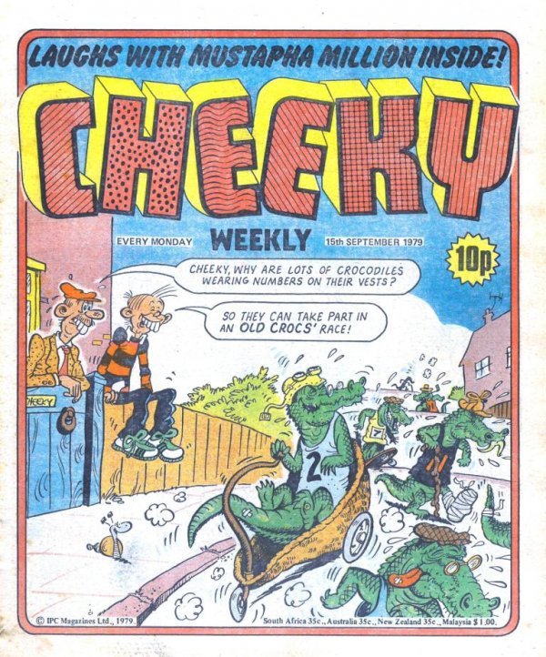 Cheeky Weekly #September 15th, 1979 Reviews