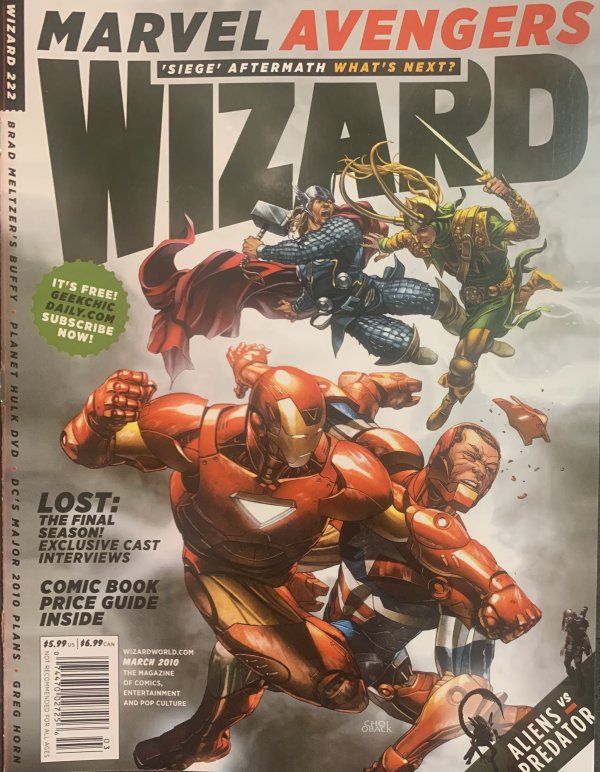 Wizard Magazine #222 Reviews