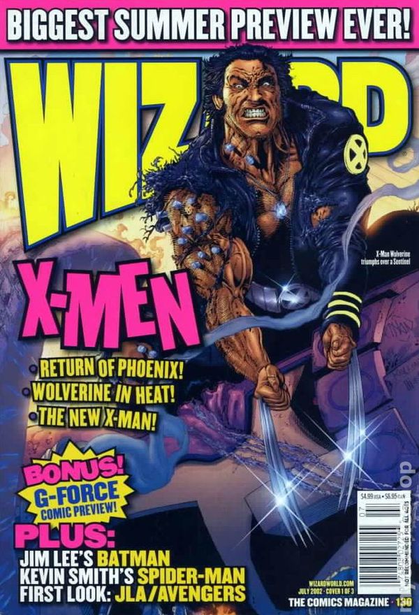 Wizard Magazine #130 Reviews