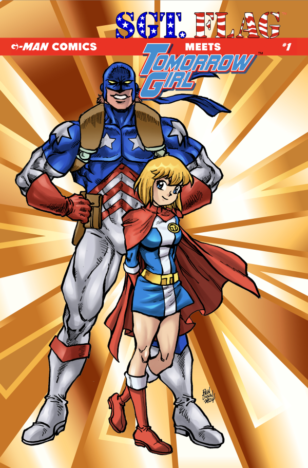 Sgt. Flag Meets Tomorrow Girl #1 Preview