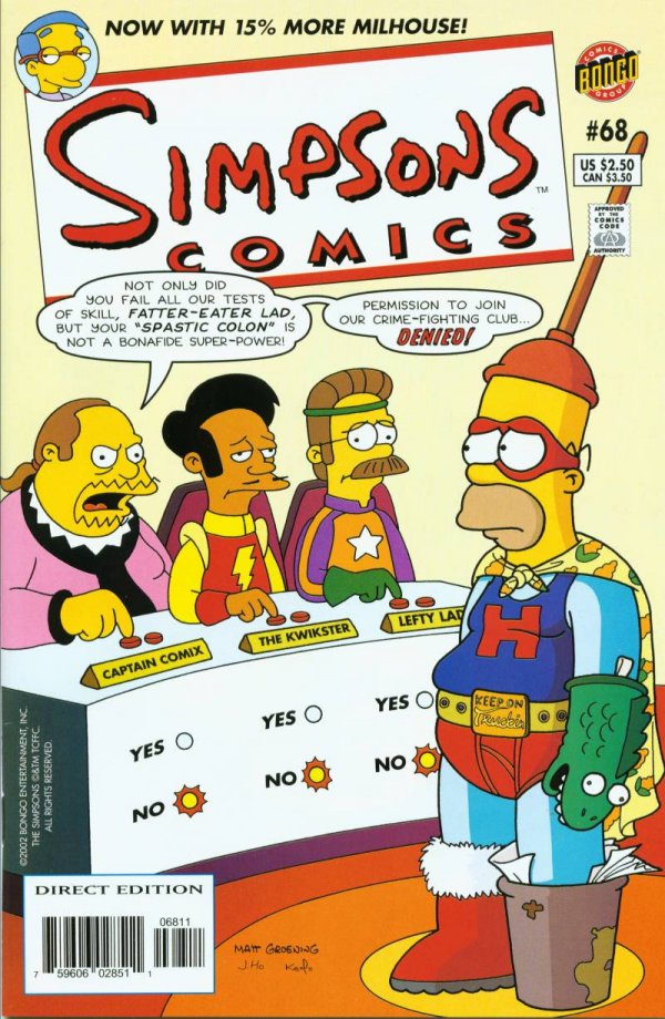 Max Legman (Simpsons) - Bongo Comics