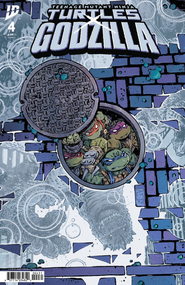 Teenage Mutant Ninja Turtles x Godzilla #4 Preview