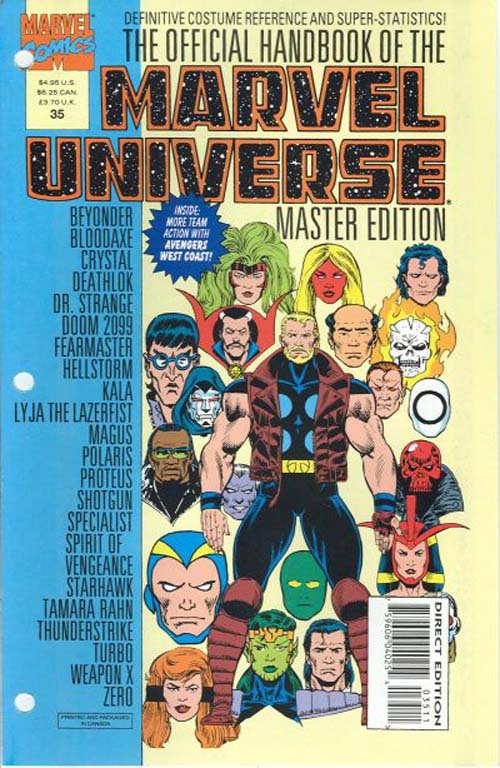 The Official Handbook of the Marvel Universe - Master Edition #35 Reviews
