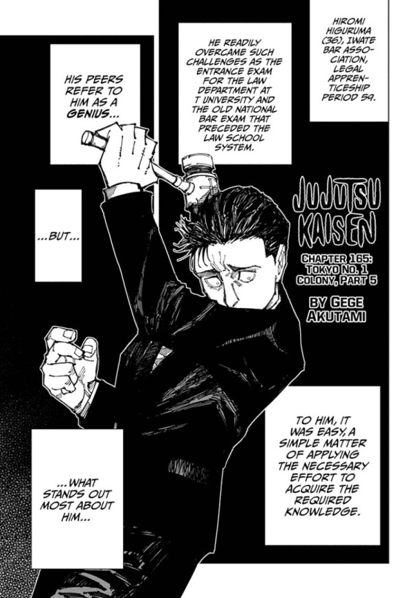 Jujutsu Kaisen Chapter #165 Reviews