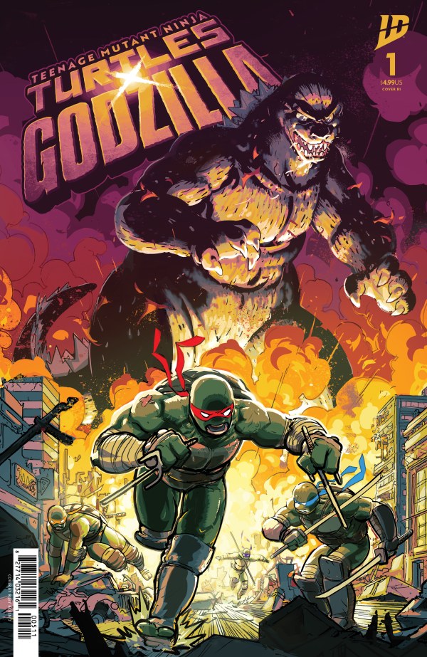 Teenage Mutant Ninja Turtles x Godzilla #1 Preview
