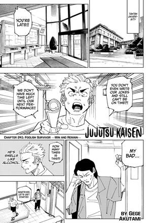 Jujutsu Kaisen Chapter #241 Reviews