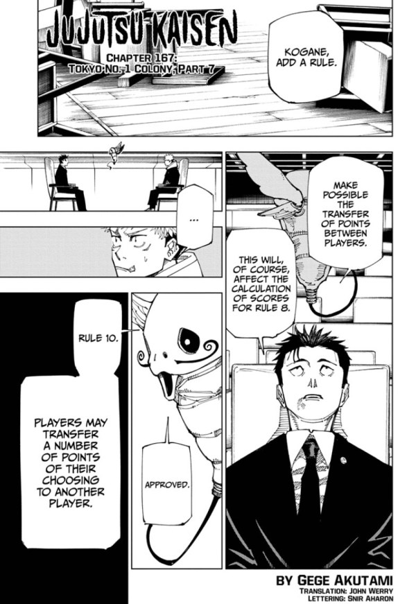 Jujutsu Kaisen Chapter #167 Reviews
