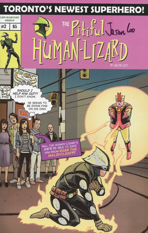 Lucas Barrett as Pitiful Human Lizard (Captain Canuck) - Chapterhouse ...