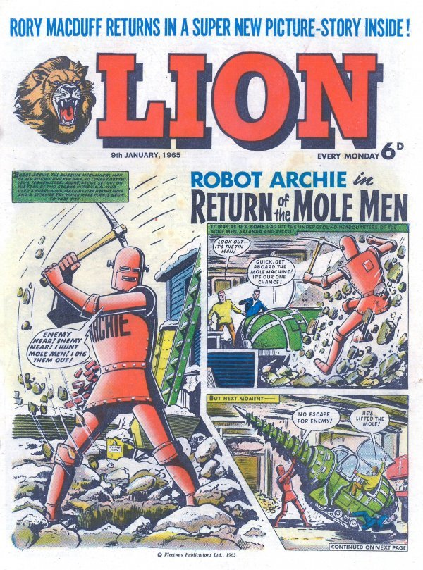 Lion #January 9th, 1965 Reviews