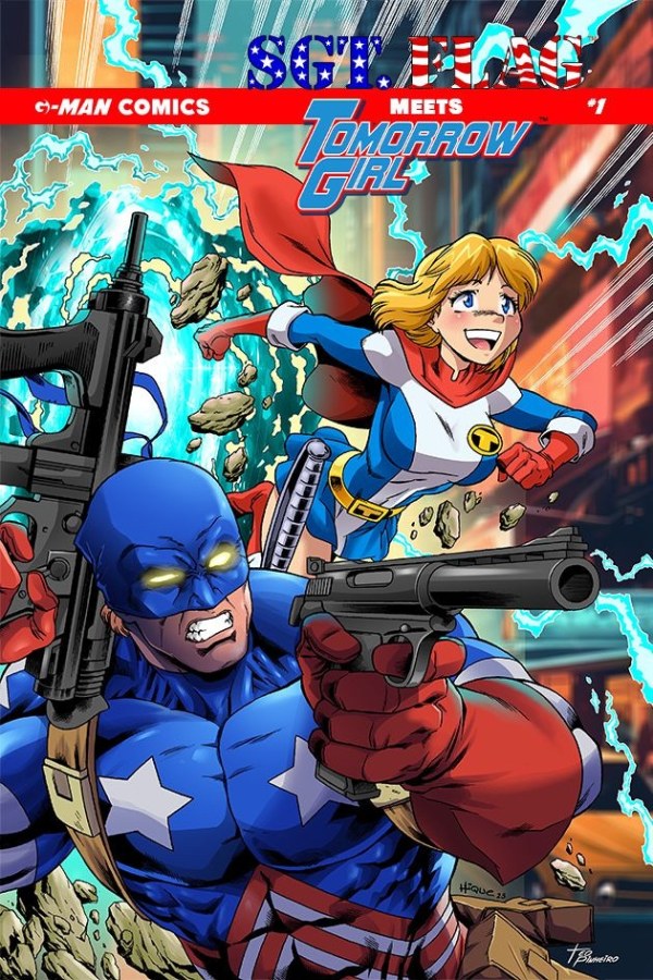 Sgt. Flag Meets Tomorrow Girl #1 Preview