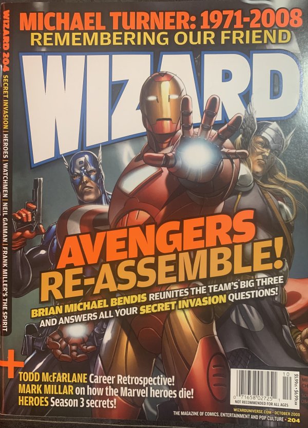 Wizard Magazine #204 Reviews