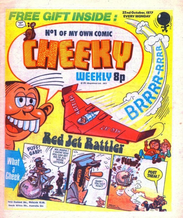 Cheeky Weekly #October 22nd, 1977 Reviews