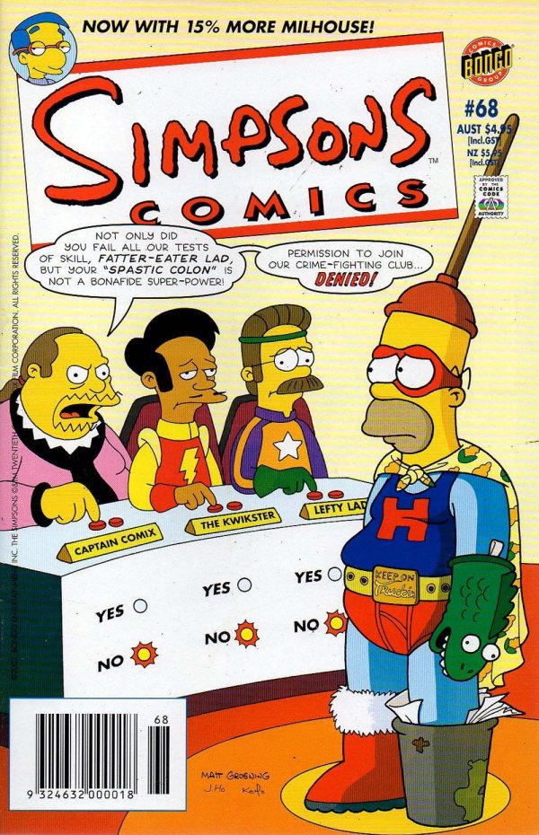 Simpsons Comics #68 Reviews