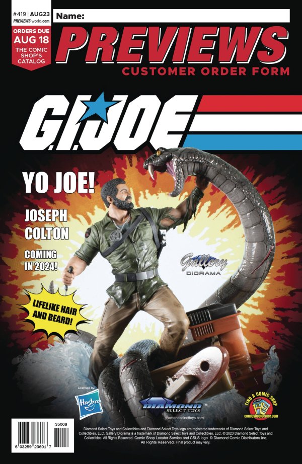 Previews: Customer Order Form #421 Reviews