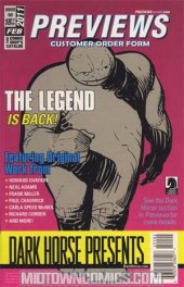 Previews: Customer Order Form from Diamond Publications