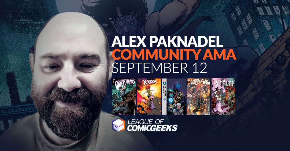 Community AMA: Alex Paknadel on League of Comic Geeks