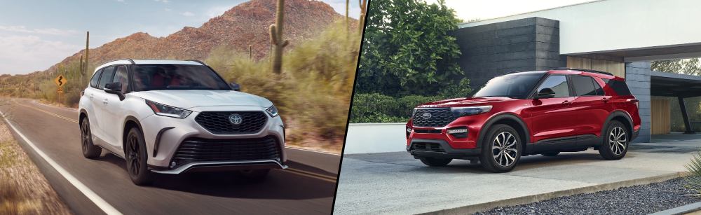 2023 Toyota Highlander vs. 2023 Ford Explorer | Compare Specs