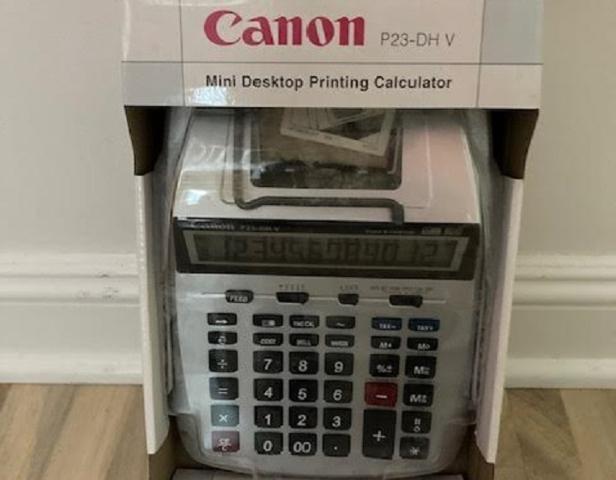 For Sale Now on Bargain News - CANON MINI DESKTOP PRINTING CALCULATOR