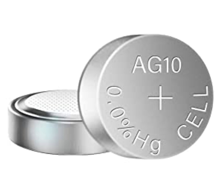 Batería Alcalina MITZU AG10 LR1130 AG13 / LR44 / 357 / SR44, 1.5Vcc 1 ...