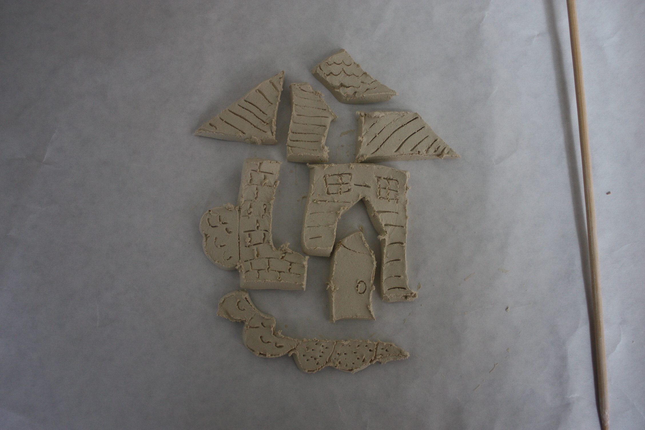 Making a Clay Puzzle