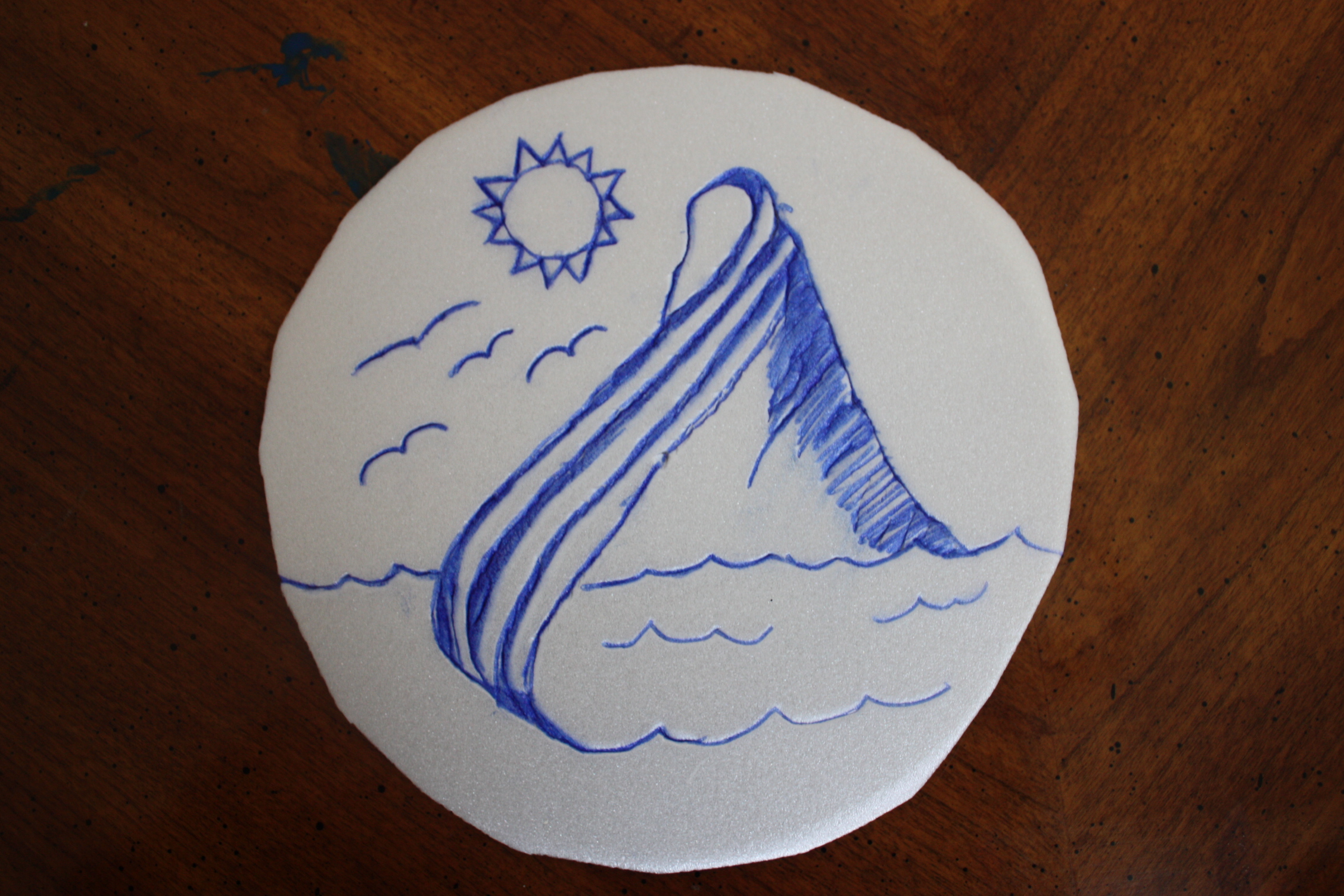 Making a Styrofoam Plate Printing