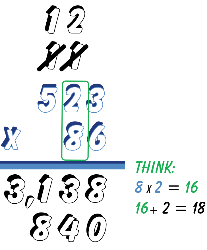 Multiply Two-Digit by Three-Digit Factors