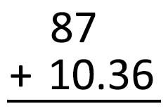 Aligning Decimals
