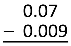 Aligning Decimals