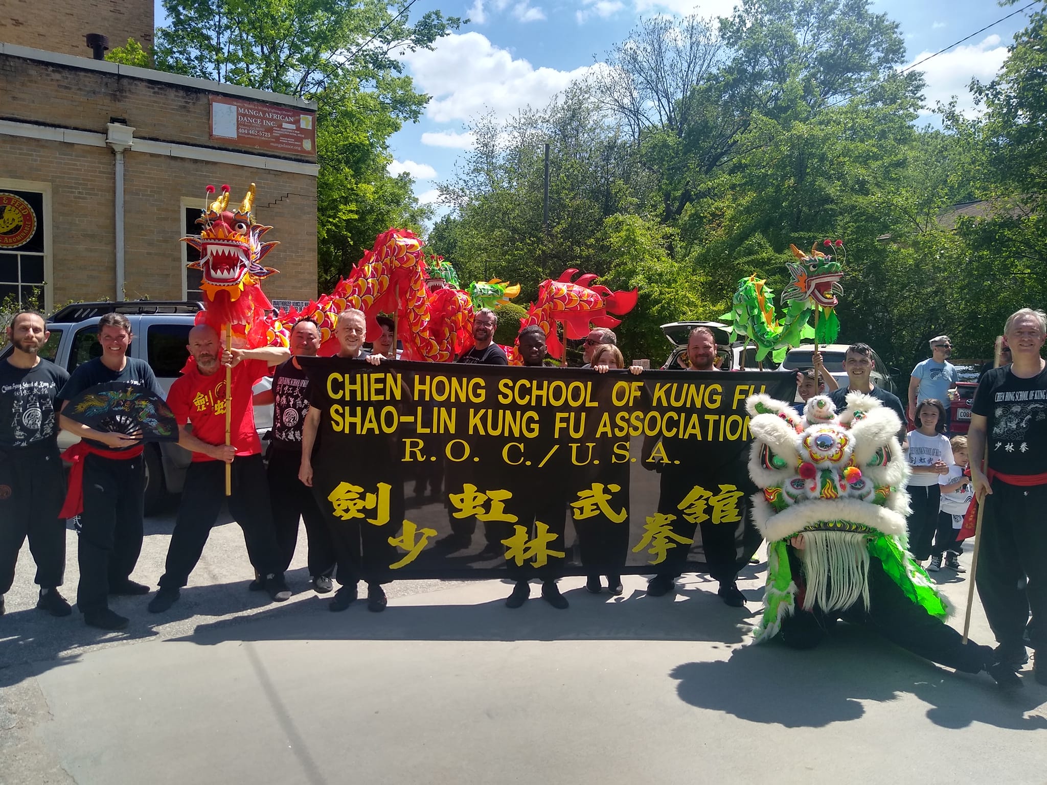 Inman Park Parade 2022 - Chien Hong School of Kung Fu