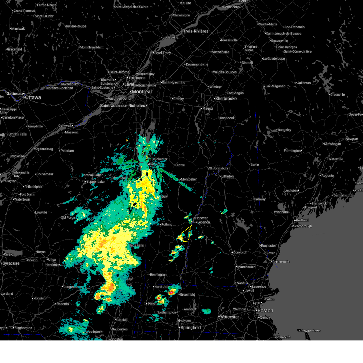 Interactive Hail Maps - Hail Map for Ascutney, VT