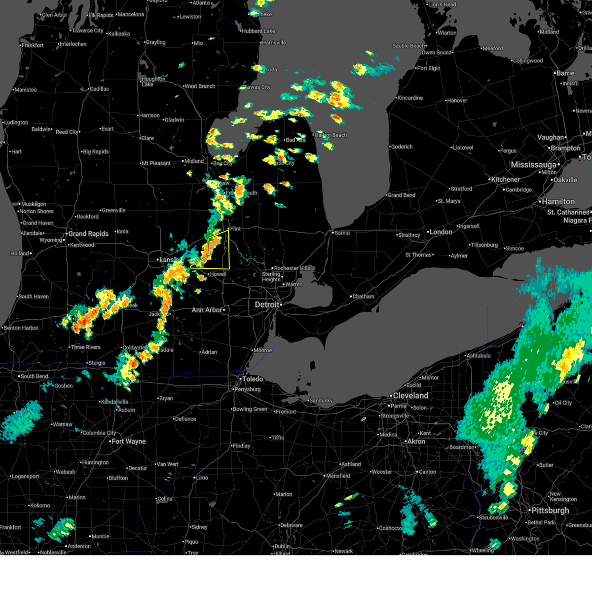 Interactive Hail Maps - Hail Map for Gaines, MI