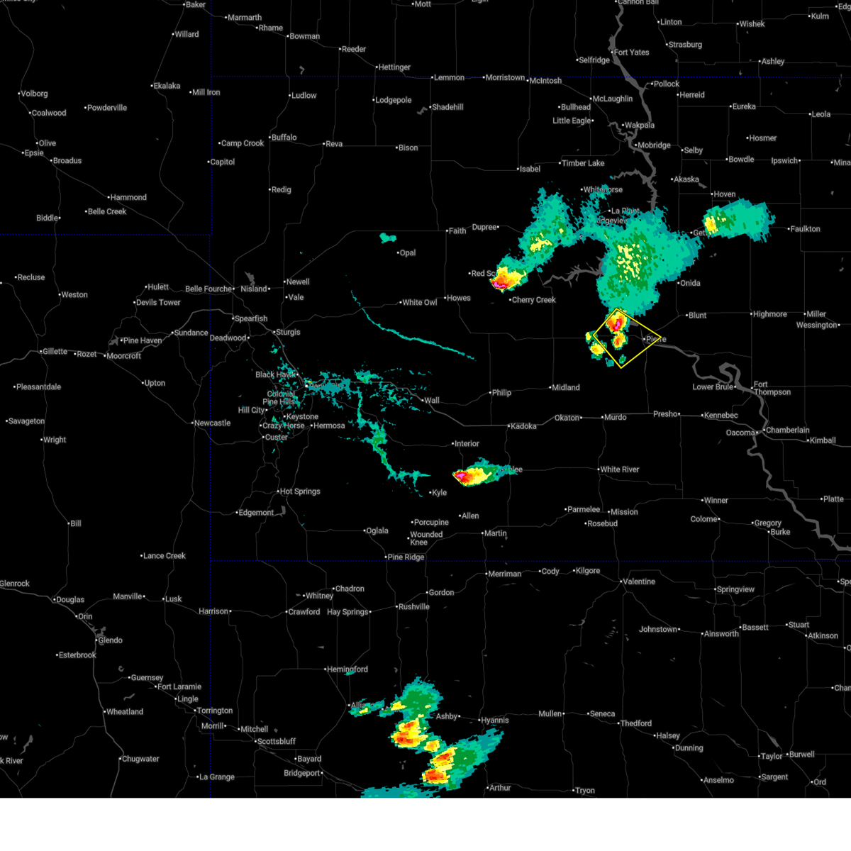 Interactive Hail Maps - Hail Map for Pierre, SD