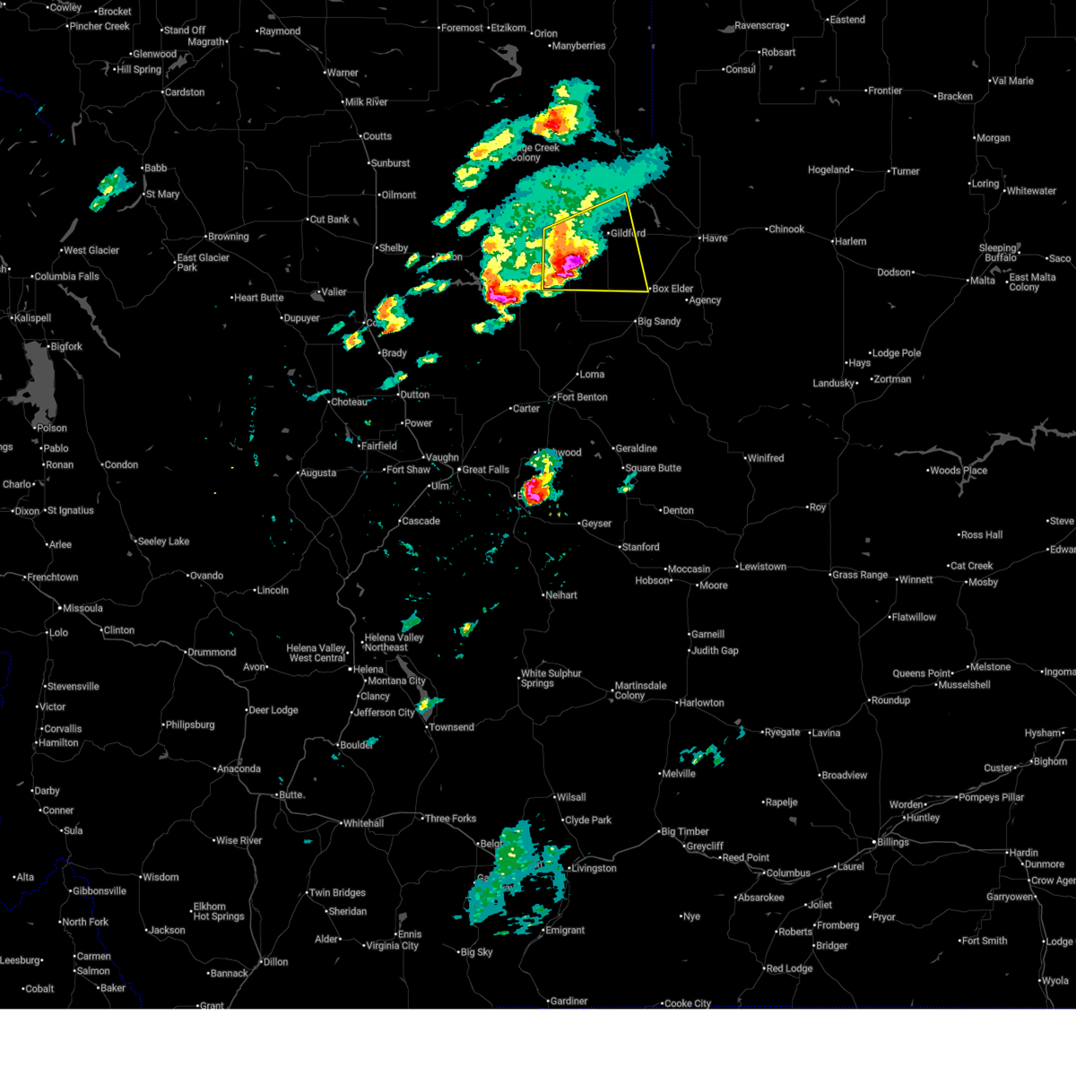 Interactive Hail Maps - Hail Map for Inverness, MT
