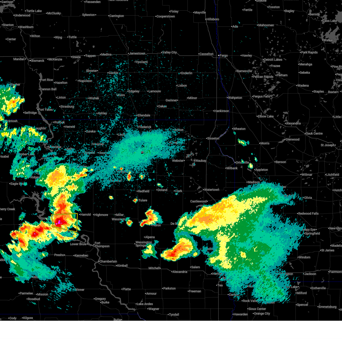 Interactive Hail Maps - Hail Map for Pierre, SD